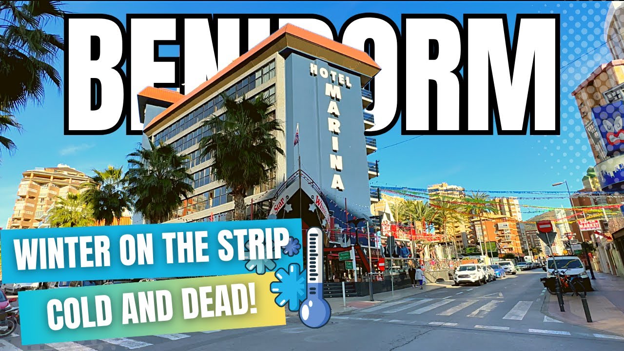 Benidorm: 🥶 Winter Daytime On The Strip | Walking Tour - YouTube