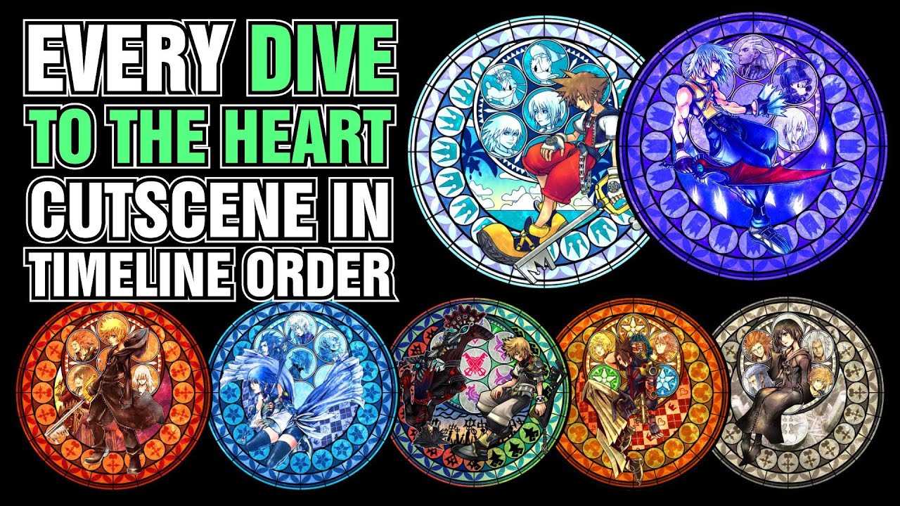 Every Dive to the Heart Cutscene in Timeline Order - YouTube