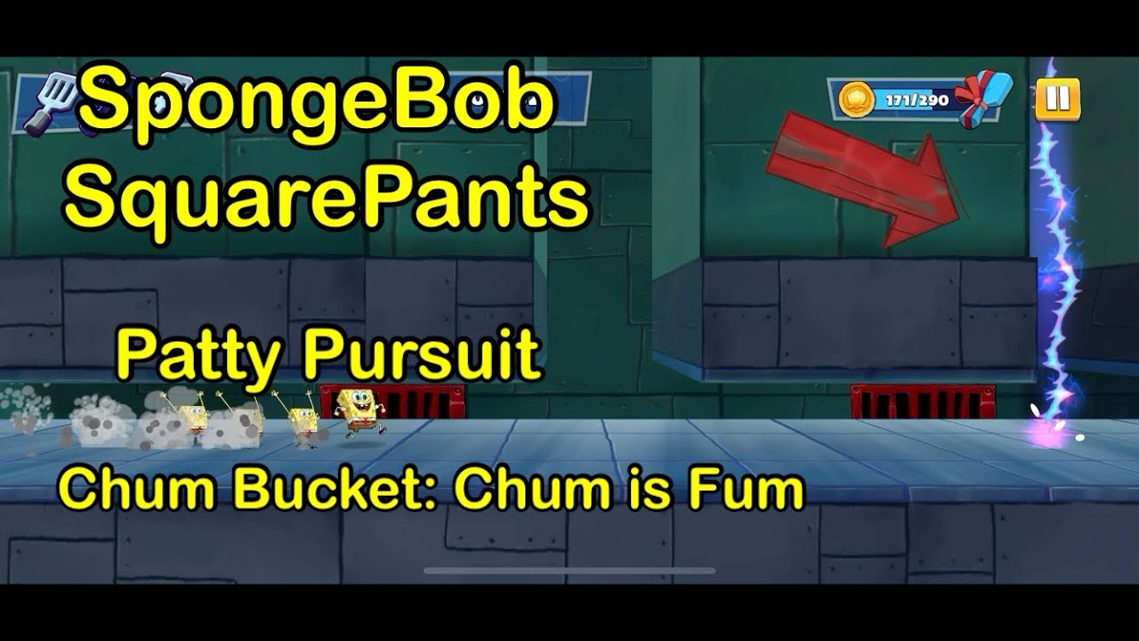 Spongebob Squarepants| Patty Pursuit | Chum is Fum | apple arcade - YouTube