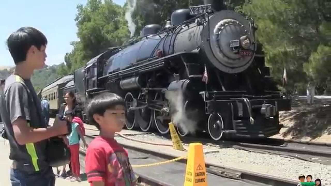 Chasing Southern Pacific 2472 Steam Train Niles To Sunol - YouTube