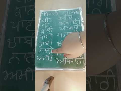 How to use Punjabi matra#learnpunjabi #punjabi language# basic Punjabi ...