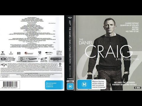 James Bond 007 The Daniel Craig 5-Film Collection 2022 Australian 4K ...