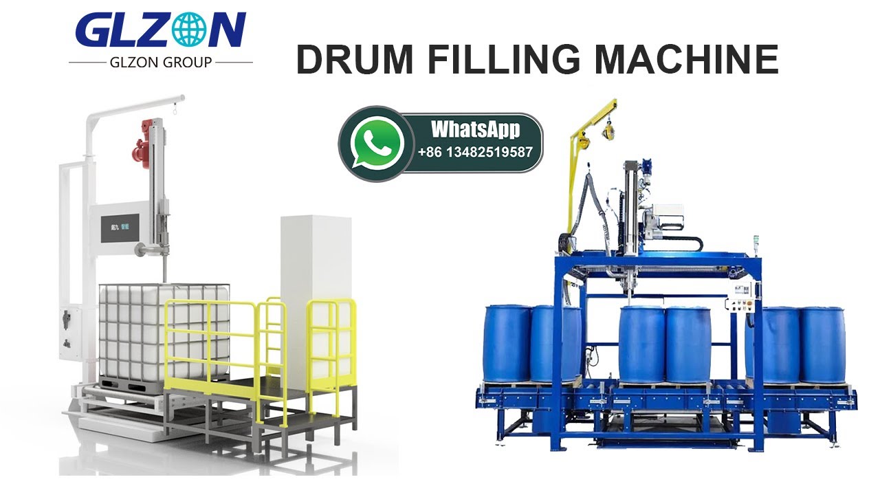 Engine Oil Filling Machine & Drum Filling System Automatic Lubricant ...