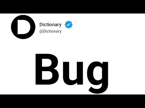 Bug Meaning In English - YouTube