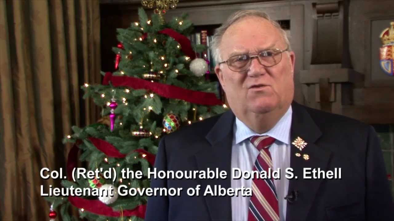 A holiday greeting from Lieutenant Governor Donald Ethell - YouTube