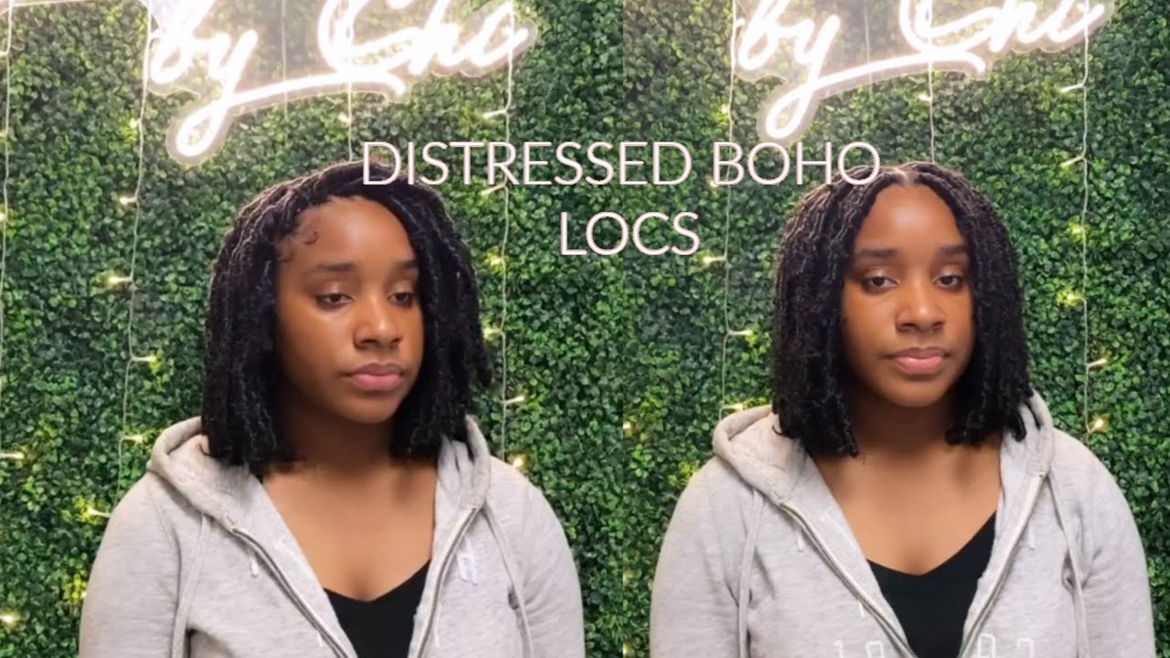 DISTRESSED BOHO SOFT LOCS | BRAIDS BY CHI EP.2 - YouTube