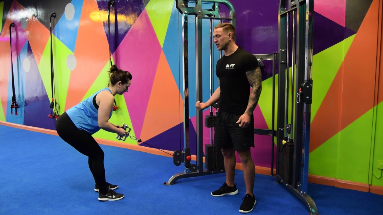 Bent Over Close Grip Cable Row by MyPT - YouTube