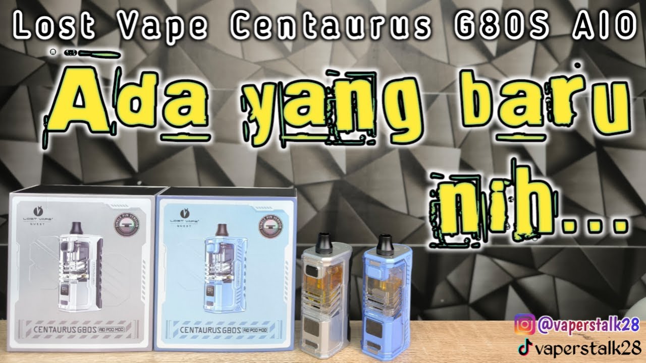 Lost Vape Centaurus G80S AIO - YouTube
