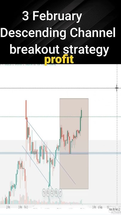 3rd February stock market ! Descending channel breakout strategy profit ...