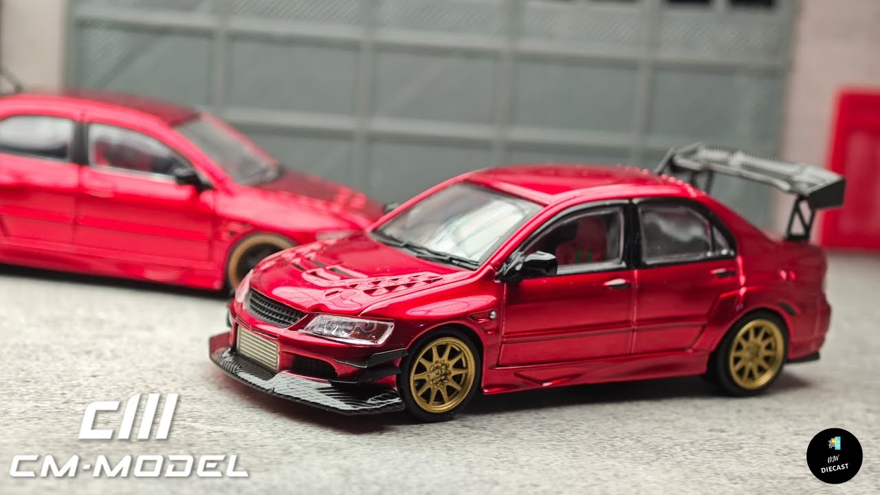 Mitsubishi Lancer Evolution IX Voltex Red by CM Model 1/64 (NEWER ...