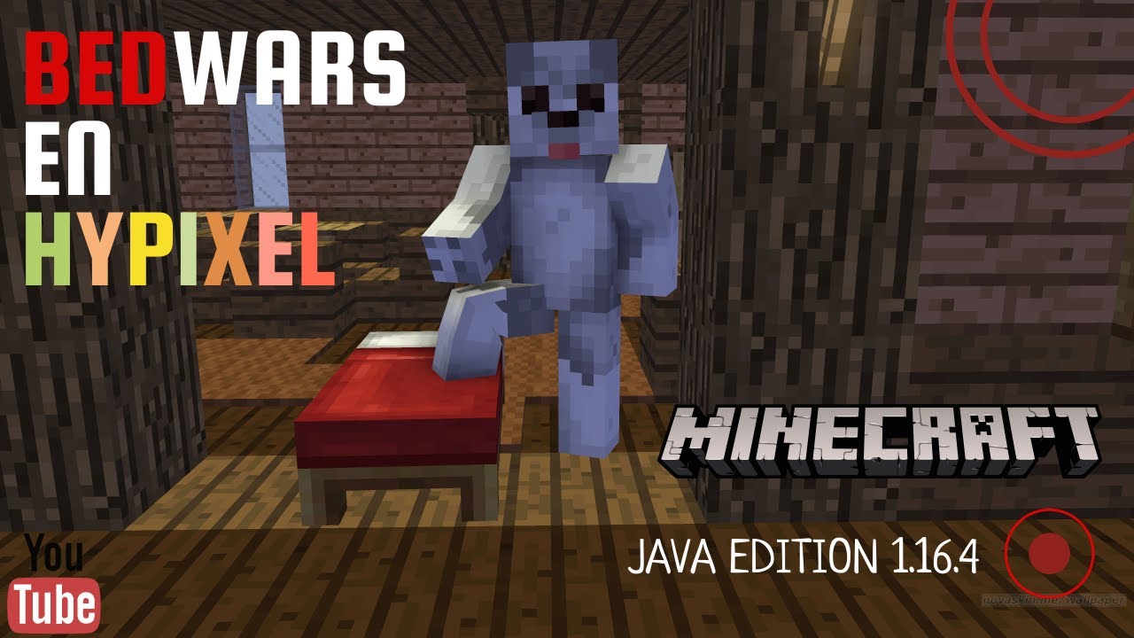 ⚡ BEDWARS - HYPIXEL en MINECRAFT JAVA edition 1.16.4 ⚡ - YouTube