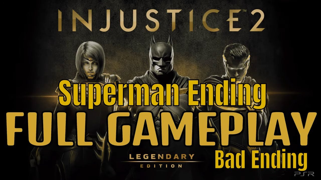 Injustice 2 Full Gameplay - Superman Ending Bad Ending [PS5 4K HDR] No ...