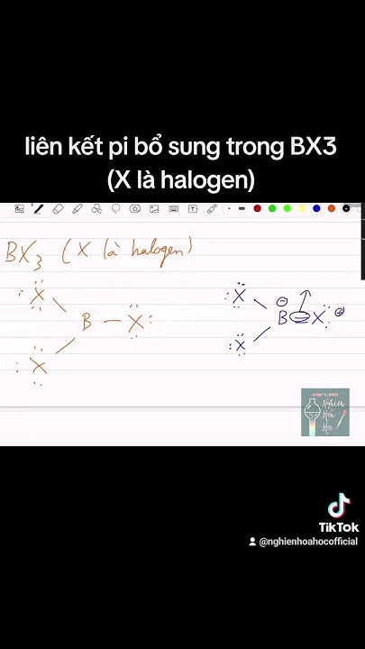 liên kết pi bổ sung trong BX3 (X là halogen) - YouTube