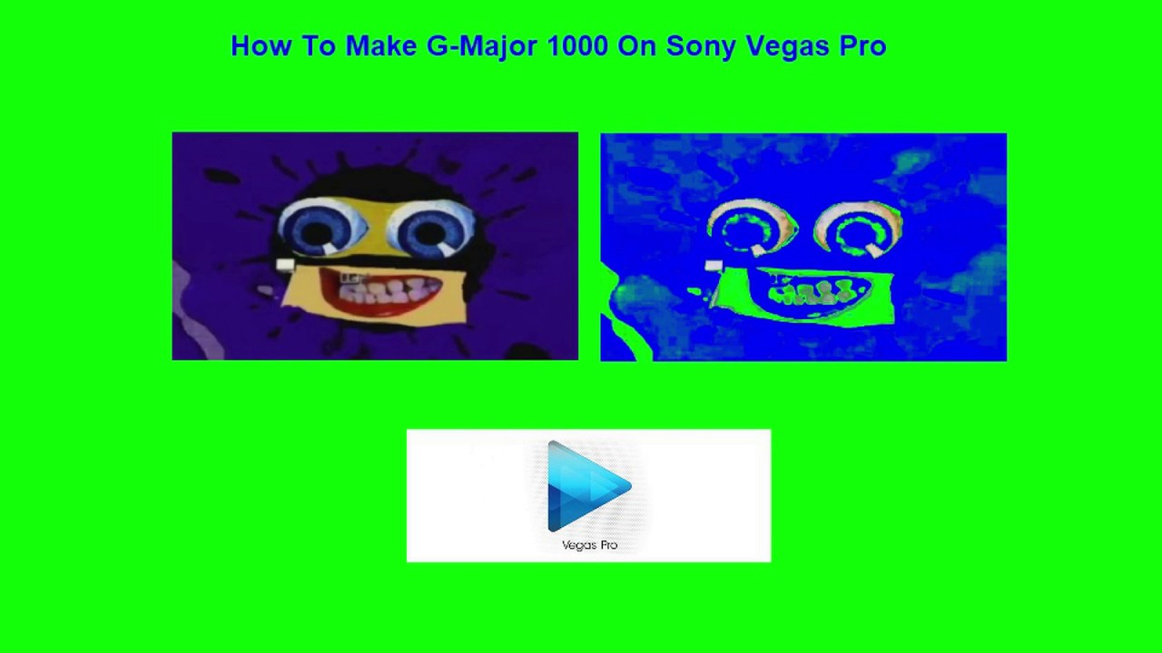 How To Make G-Major 1000 On Sony Vegas Pro - YouTube