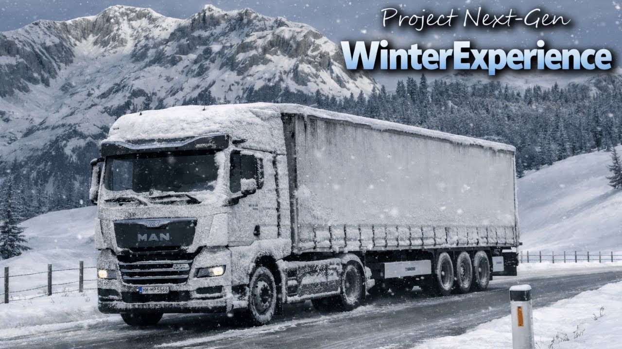 ETS2 1.57 | Winter Experience in the Alps ️ Snowmoon v2 + Project Next ...