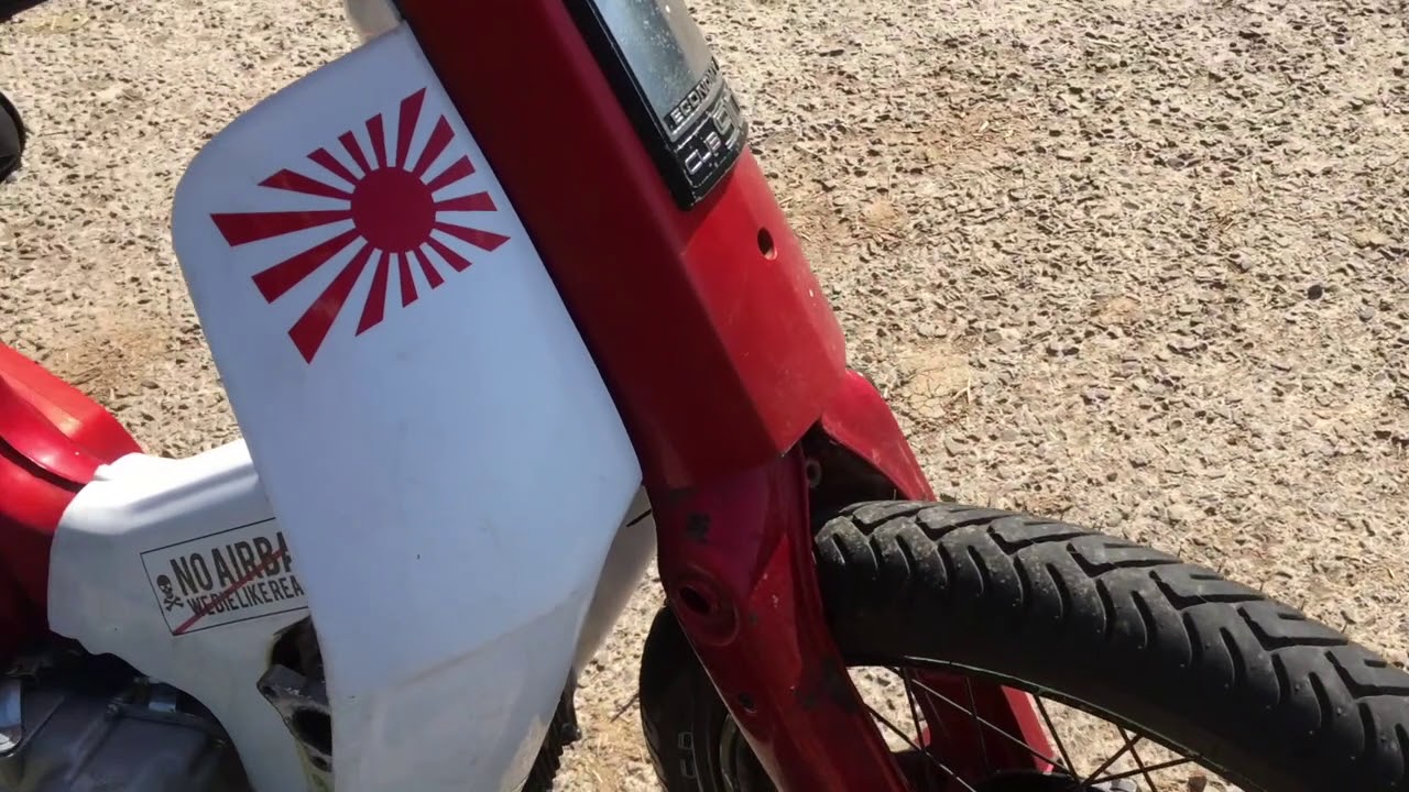 Honda C90 Turbo Walkaround And Test - YouTube