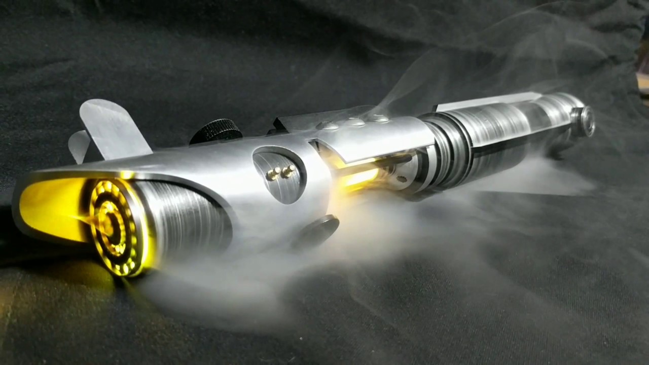 SaberForge Monarch Lightsaber w/Vapor! - YouTube