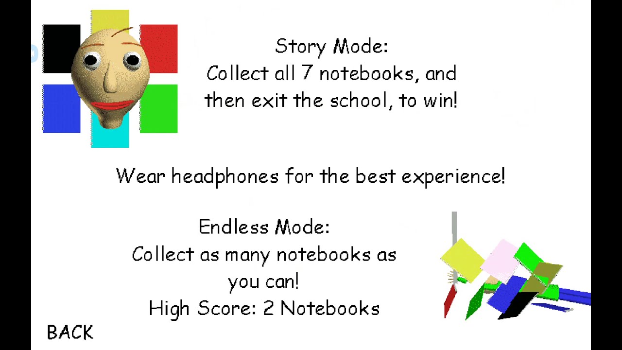 Sweeping time saved me from baldi - YouTube