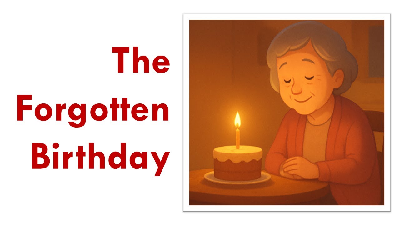 The Forgotten Birthday - Learn English through Story - Level A1, A2 ...