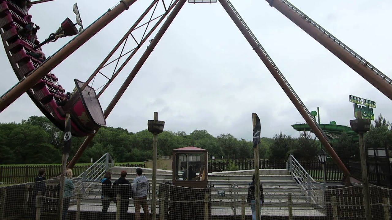 Lightwater Valley Rides Pirate Ship - The Flying Cutlass - YouTube