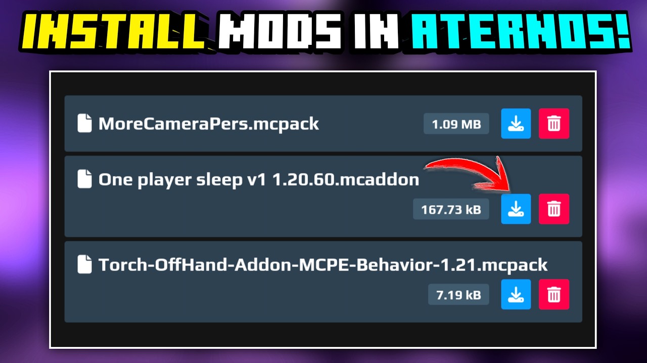 How to Install Mods in Aternos | How to Add Mods in Aternos MCPE - YouTube