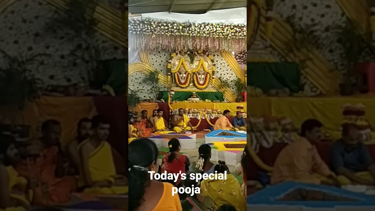 #shorts Today's special Pooja in Malur marikamba temple - YouTube