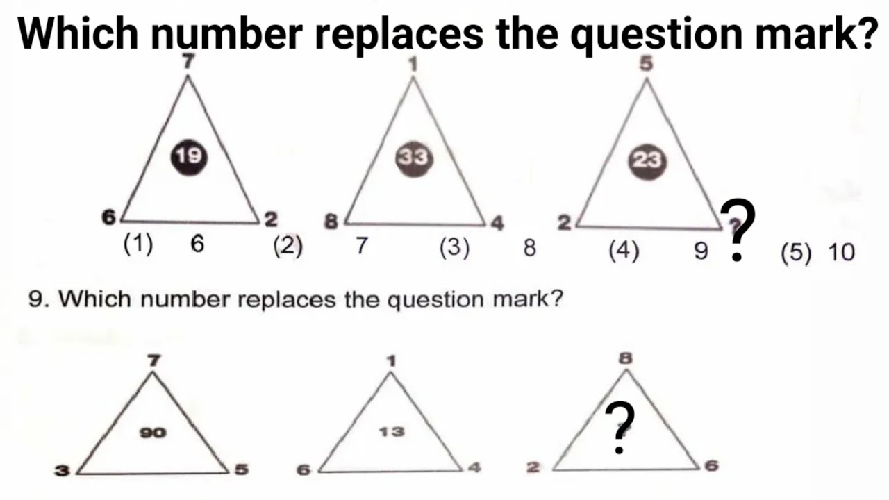 Which Number Replaces The Question Mark Triangles Logical Test YouTube which-number-replaces-the-question-mark-triangles-logical-test-youtube