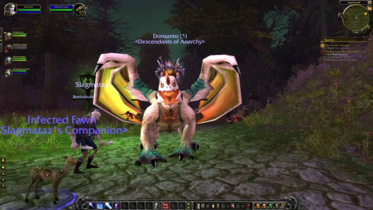 World of Warcraft - Lets Play - Part 4 - A Look at Numerous Mounts ...