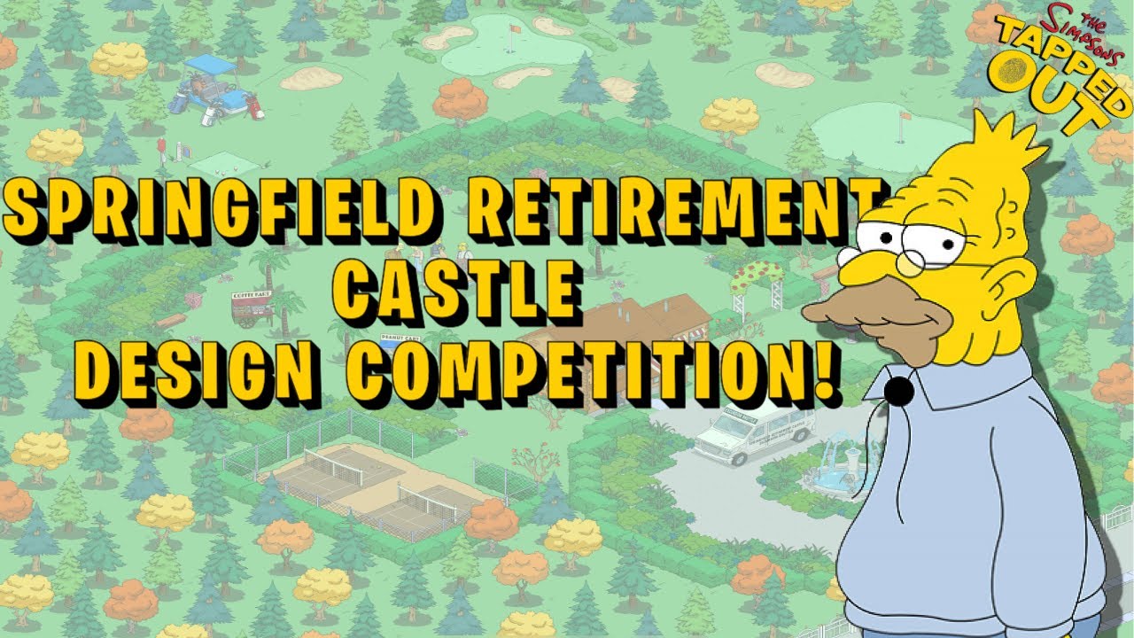 The Simpsons Tapped Out | Springfield Retirement Castle Design ...