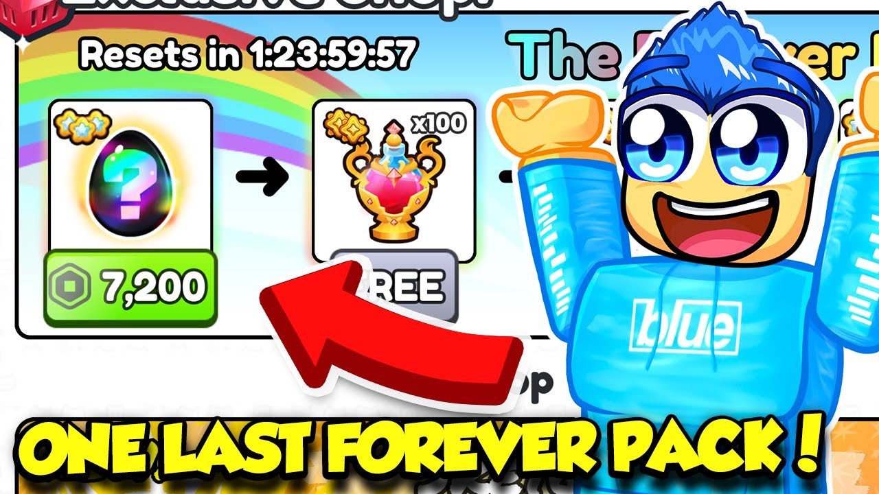 BUYING THE FOREVER PACK ONE LAST TIME TO GET THIS IN PET SIMULATOR 99 ...