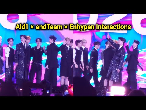 ASEA 2026 Ending Enhypen, Alphadriveone,  andTeam full interaction today