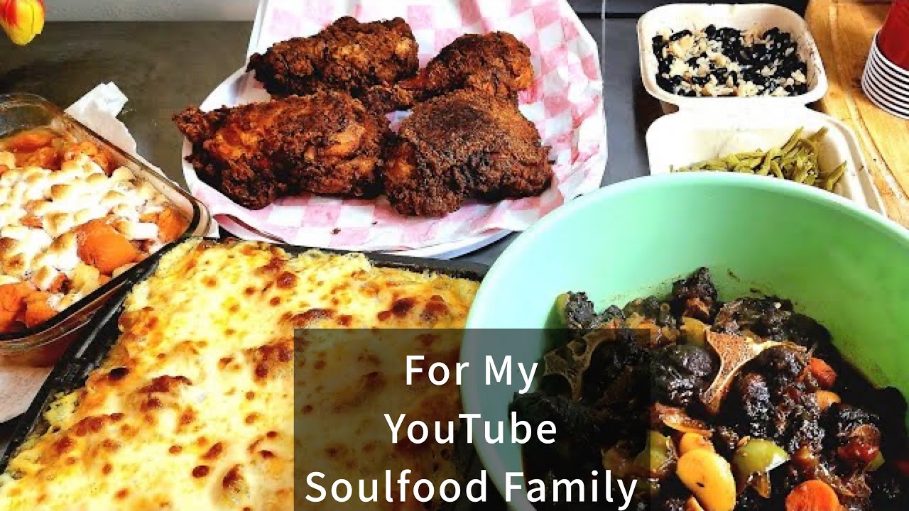 AUTHENTIC SOUL FOOD FEAST BEEF OXTAIL STEW | BEEF ONION SOUL | FRIED ...