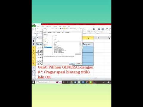 Cara Buat Kolom Tanda Tangan Zig Zag di Microsoft Excel - YouTube
