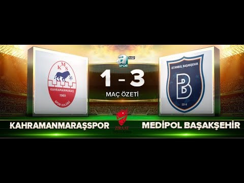 Kahramanmaraşspor 1-3 M. Başakşehir | Maç Özeti HD | a spor | 30.11.2017