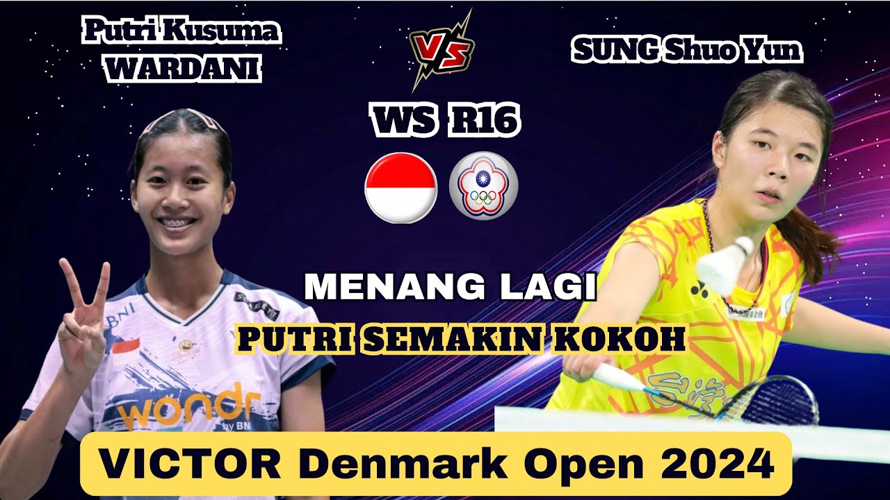 PEMBUKTIAN - Putri Kusuma WARDANI (INA) vs SUNG Shuo Yun (TPE) | R16 ...