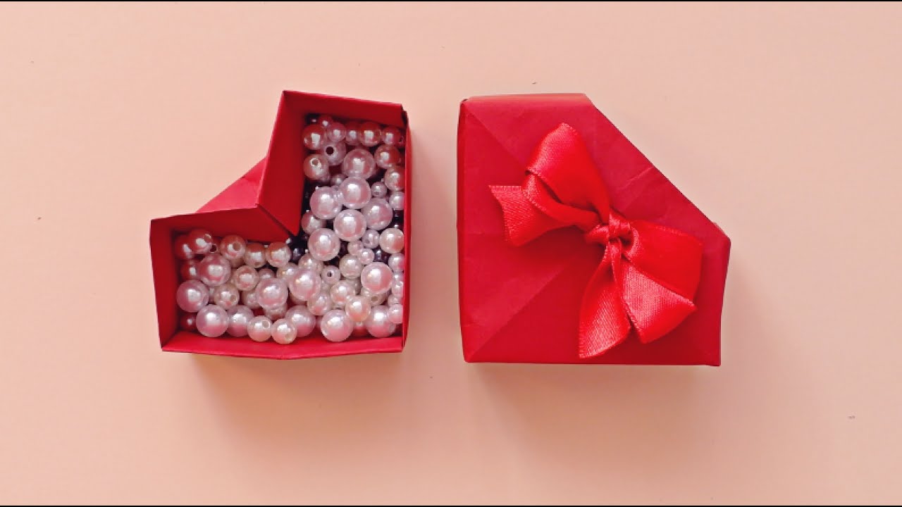 Origami Heart Shaped Box | Perfect gift box for girlfriend/boyfriend ...