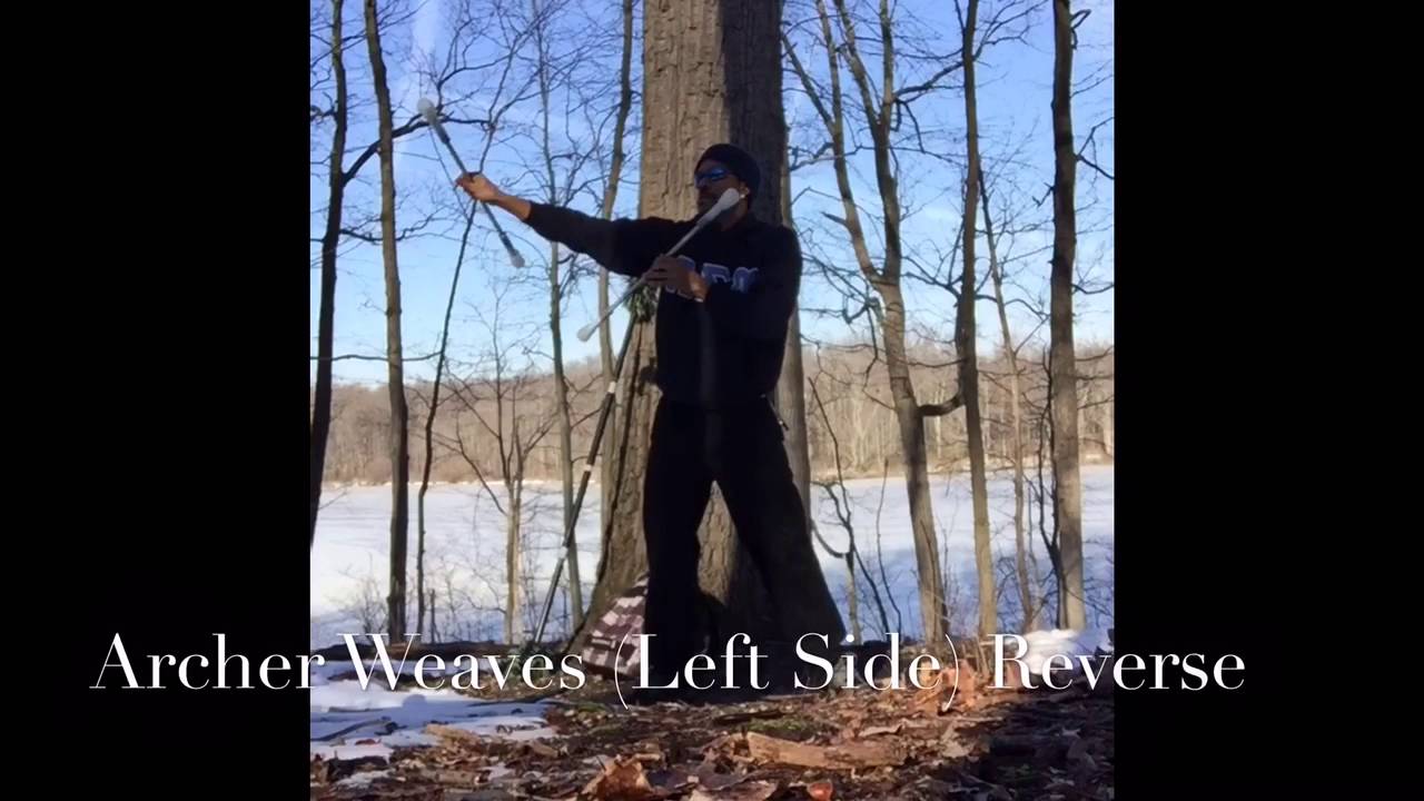 Intermediate Double Staff Tutorial - YouTube