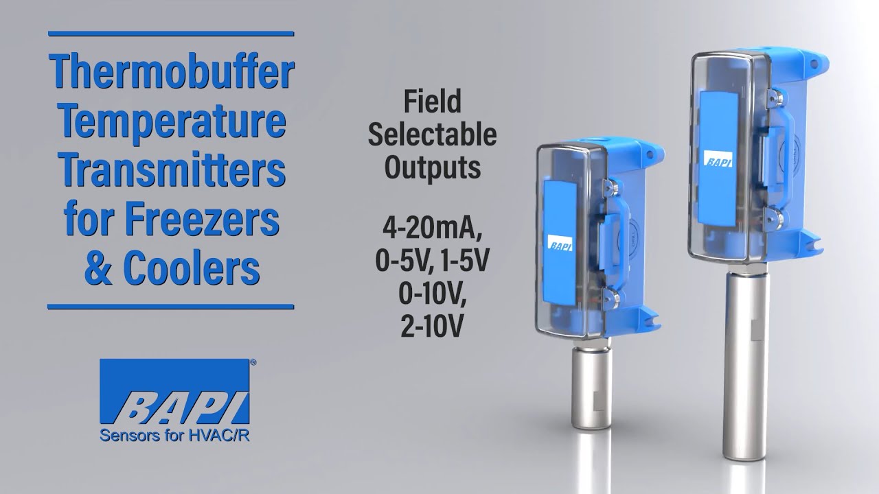 BAPI Thermobuffer Transmitters - YouTube
