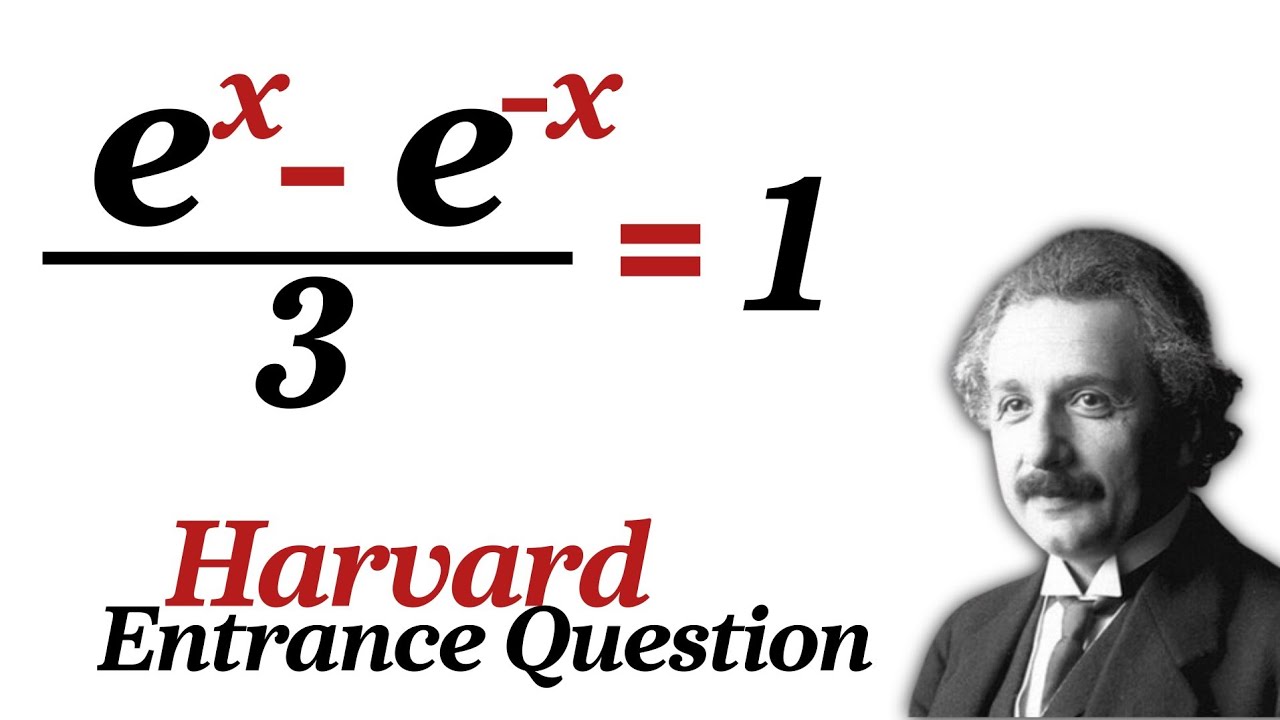 Harvard entrance exam maths questions | Can you solve this? - YouTube