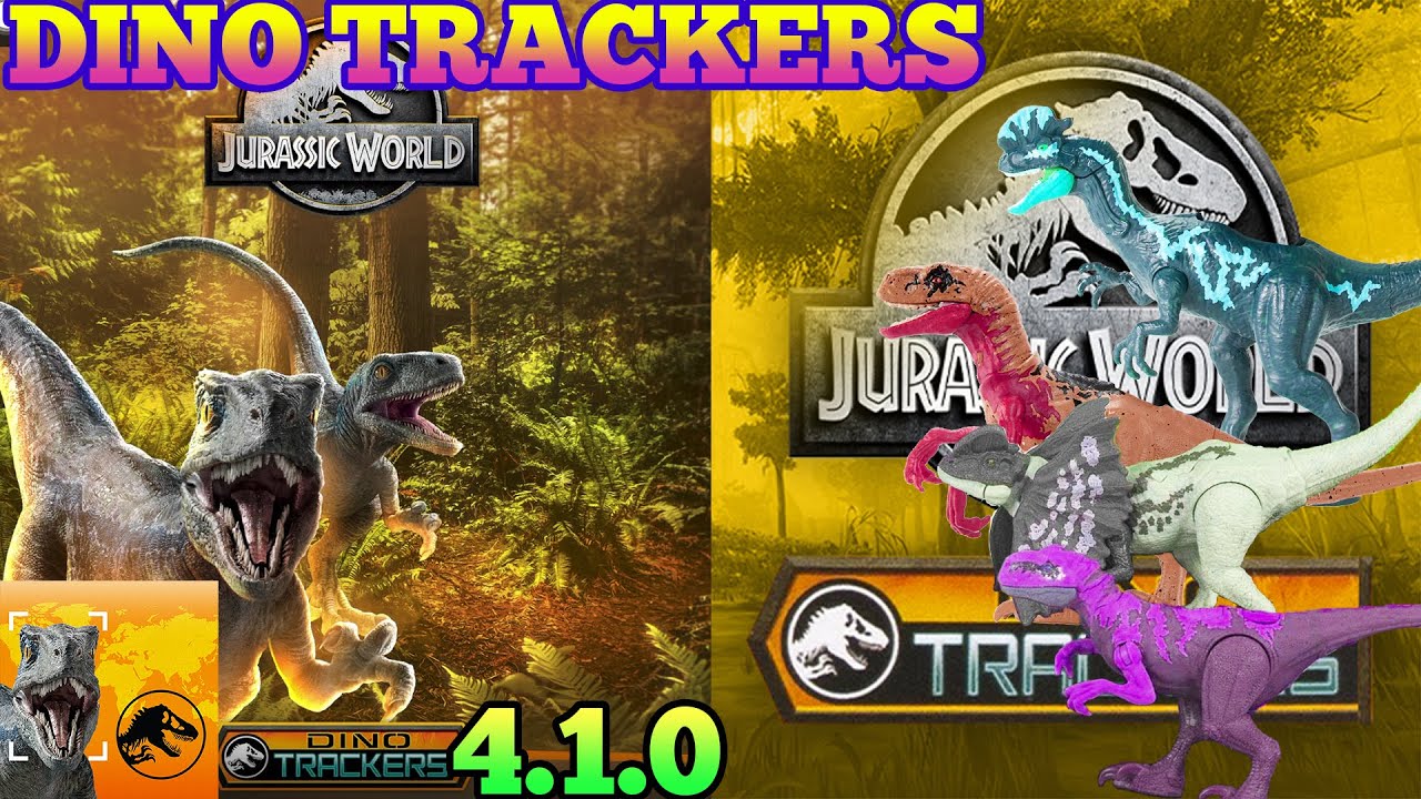 Jurassic World DINO TRACKERS 2023 Facts App Scan Codes All Dinosaurs ...