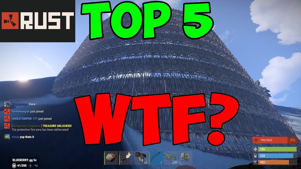 My personal Top 5: WTF Moments in Rust game / Bugs, Glitches, Strange ...