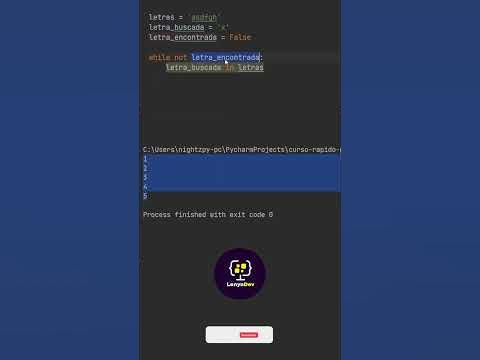Busqueda de letras en Python con While #shorts #python #programacion #curso - YouTube