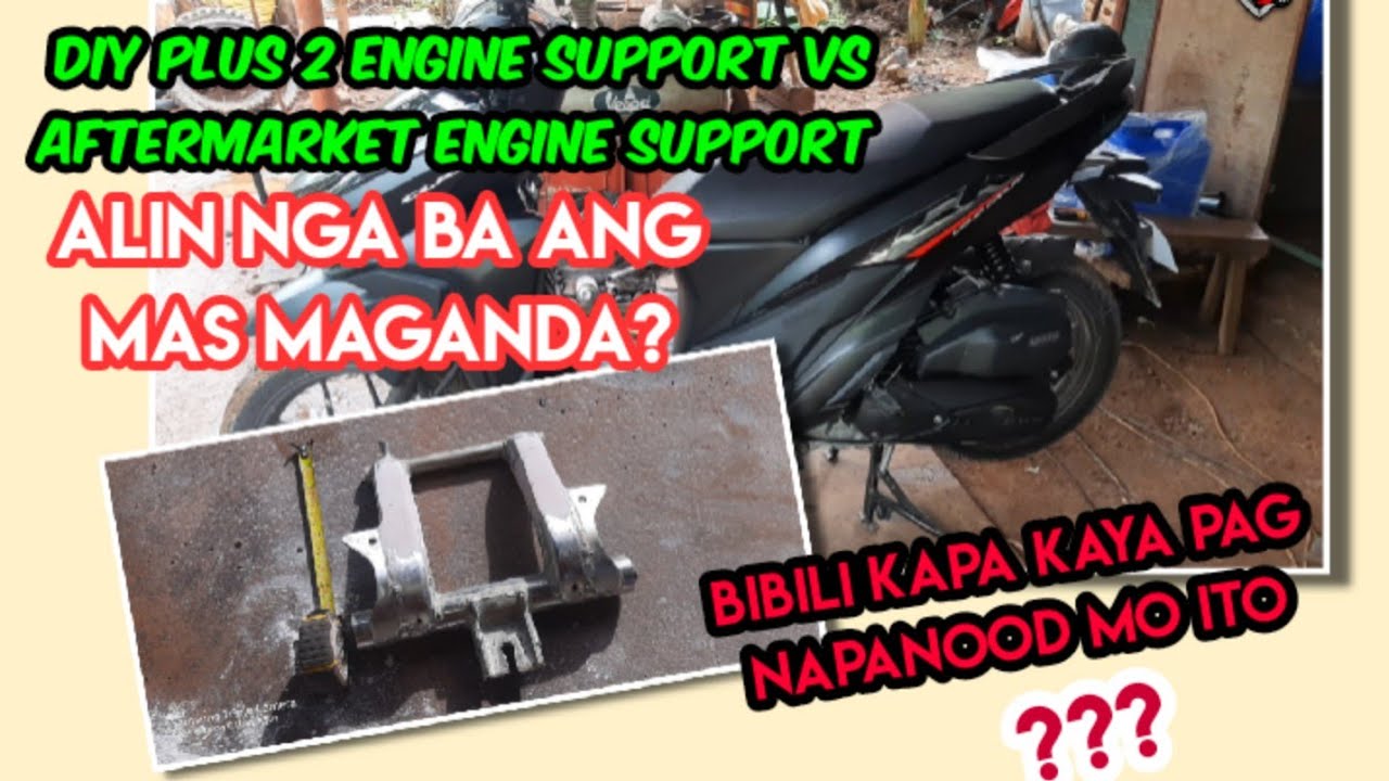 DIY ENGINE SUPPORT PLUS 2 FOR CLICK125 SULIT NGA BA? - YouTube