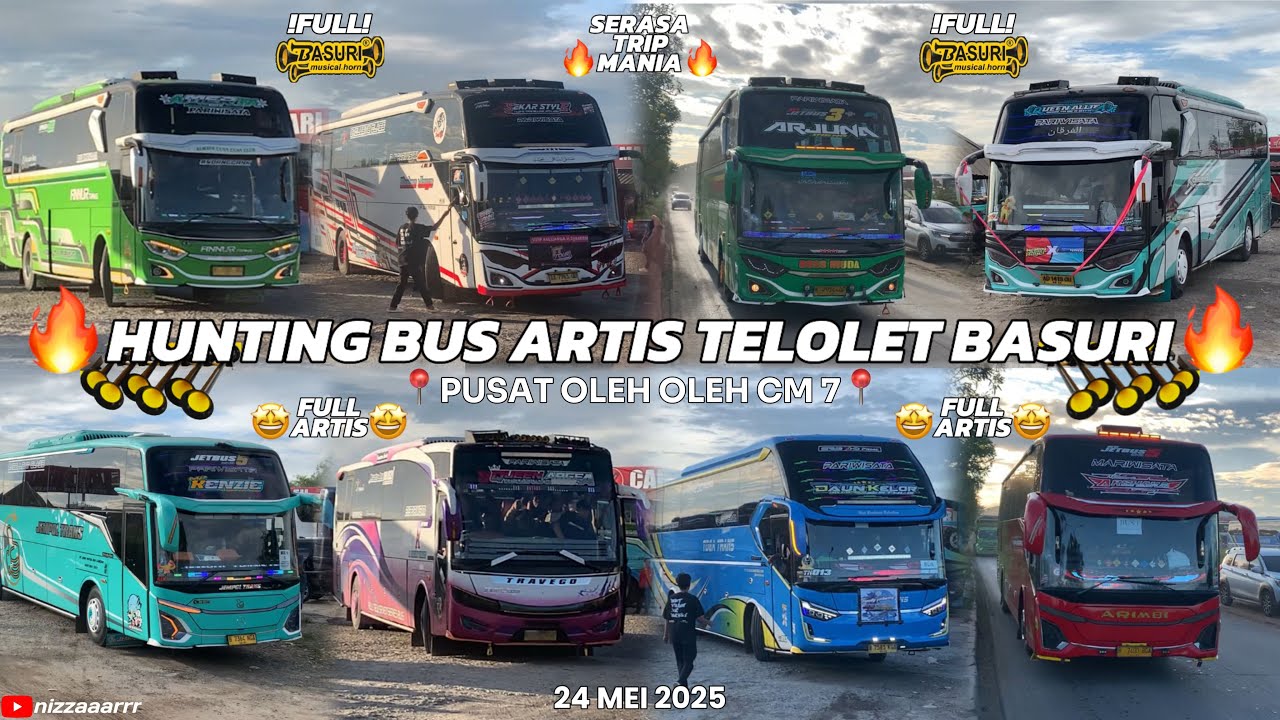 🤩HUNTING BUS FULL ARTIS BASURI SERASA TRIP MANIA🐍hunting bus di pusat ...