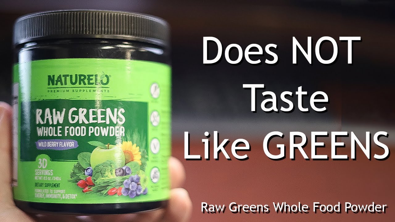 Raw Greens Whole Food Powder (Wild Berry) Review - YouTube