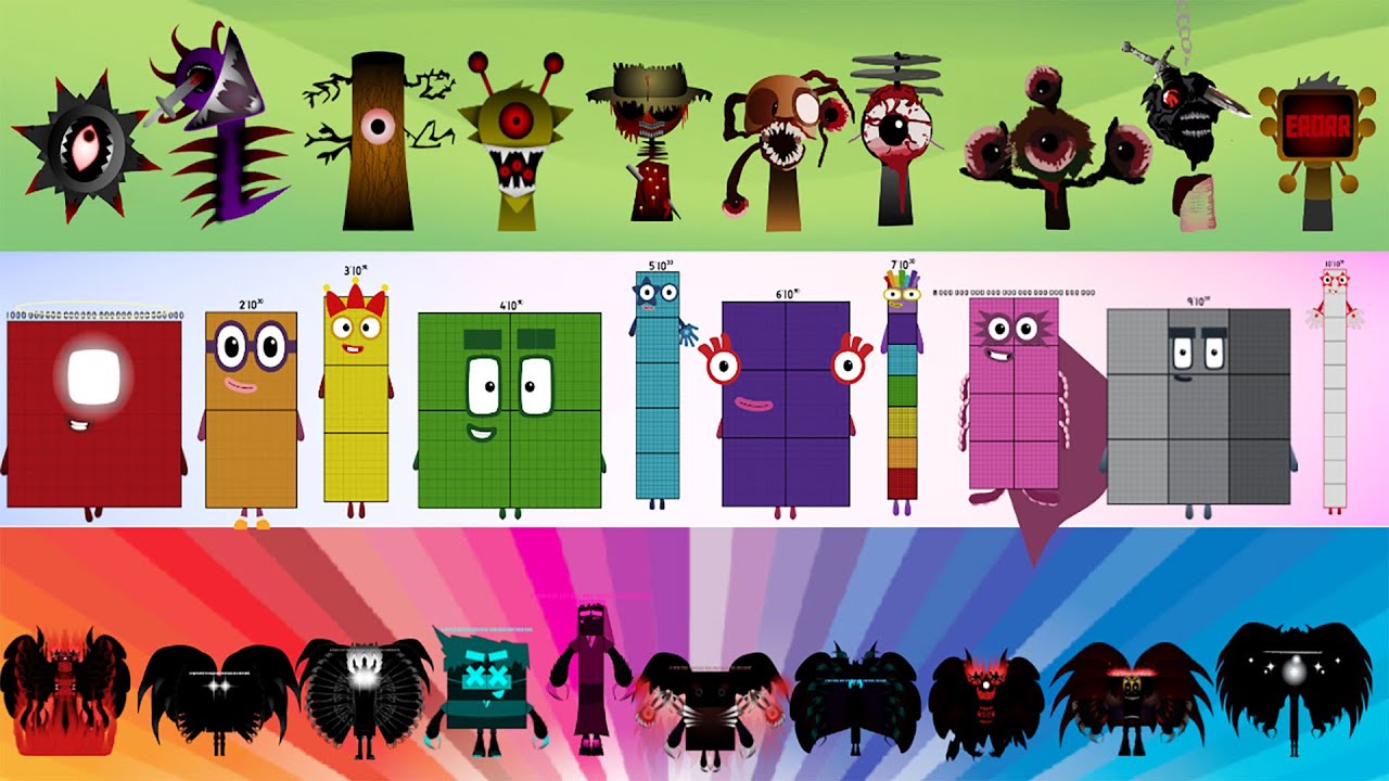 Numberblocks Band Alternative (1N - 1D) vs Incredibox Sprunki vs The ...