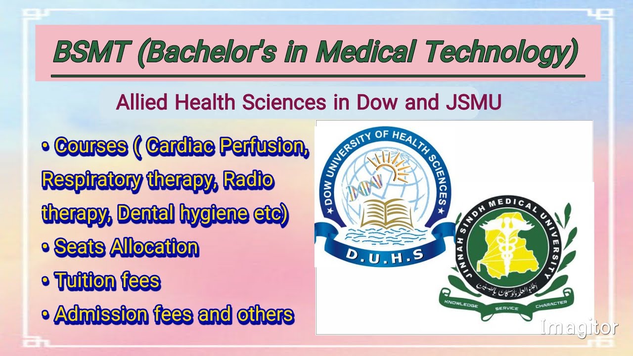 BS Medical Technology | Dow & JSMU | Fees Structure | Seat distribution ...