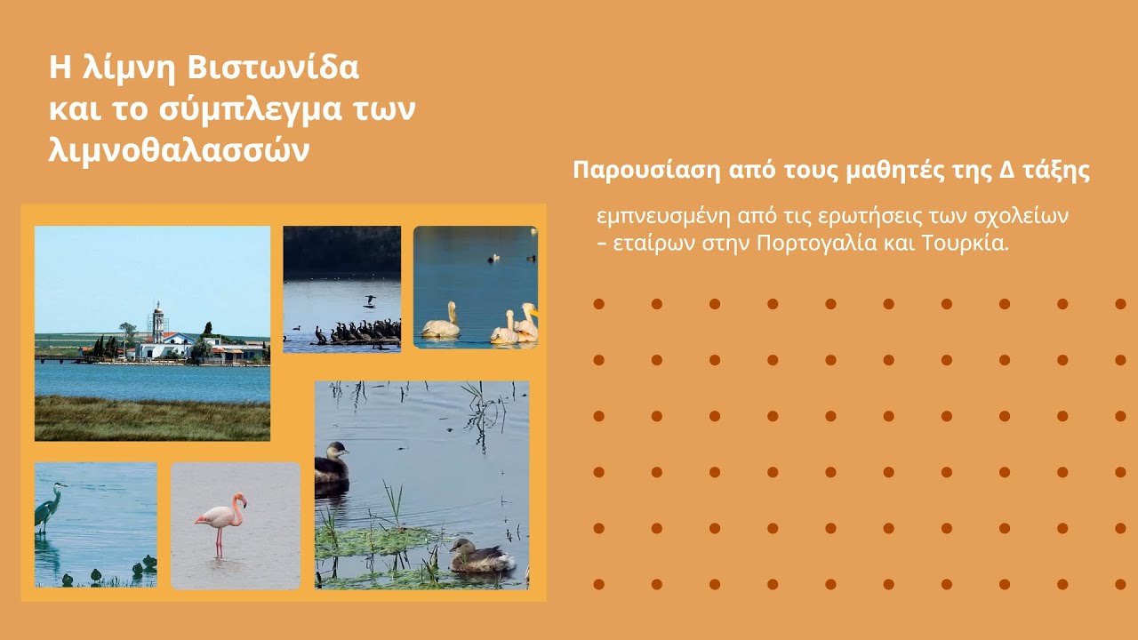 Η Λίμνη Βιστωνίδα και το σύμπλεγμα των λιμνοθαλασσών - YouTube