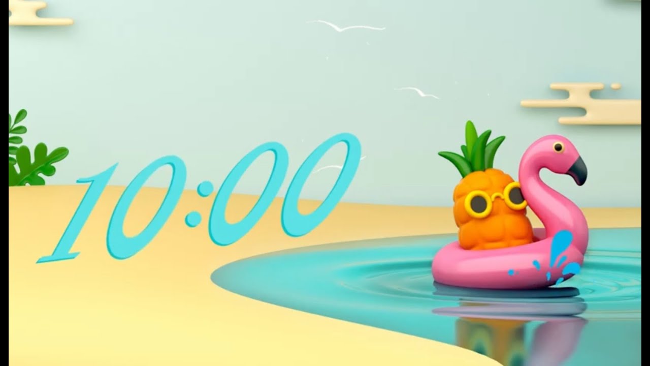 10 Minute Timer-Beach/Summer Themed - YouTube